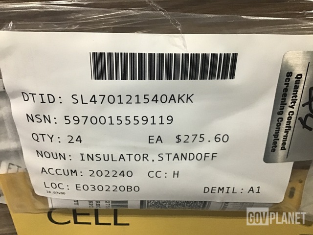 Surplus (24) Harris 12006-1070-01 Standoff Insulators in Chambersburg ...