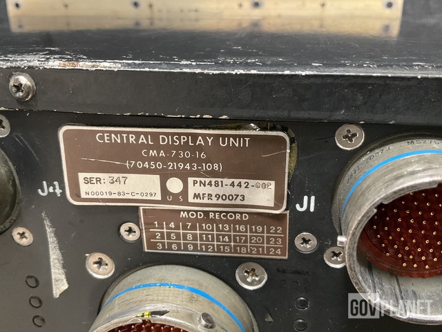 Surplus CMC Electronique CMA-730-16 Central Display Unit in North Las Vegas, Nevada, United ...