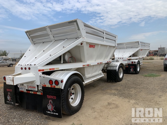 2018 Ranco Belly Dump Trailer w/2018 Ranco Belly Dump Pup Trailer in ...