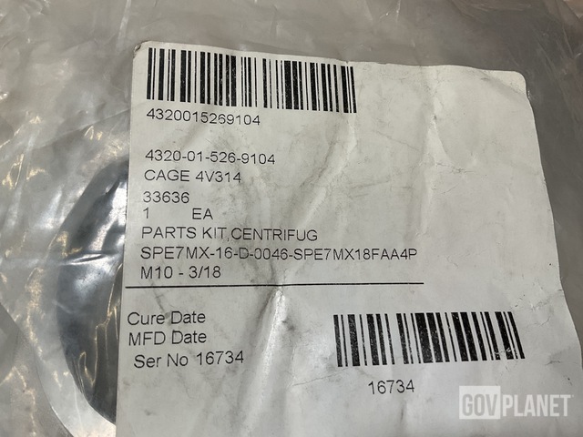 Surplus (8) M.P. Pumps 33636 Centrifugal Pump Parts Kits in North Las ...