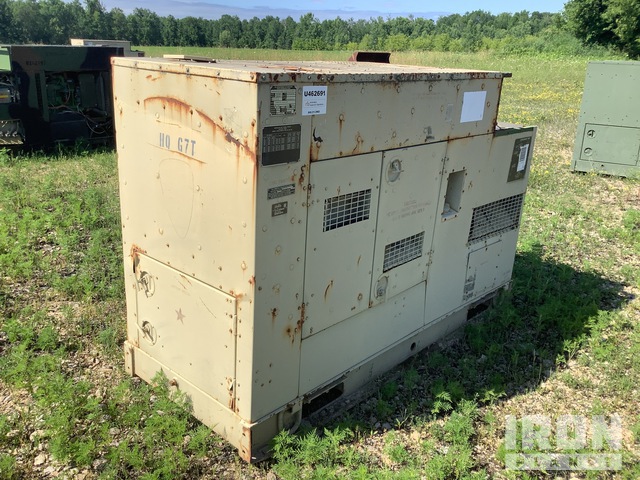 2002 OFNW8 MEP 806B 60 kW Skid-Mounted Generator Set in Lena, Wisconsin ...