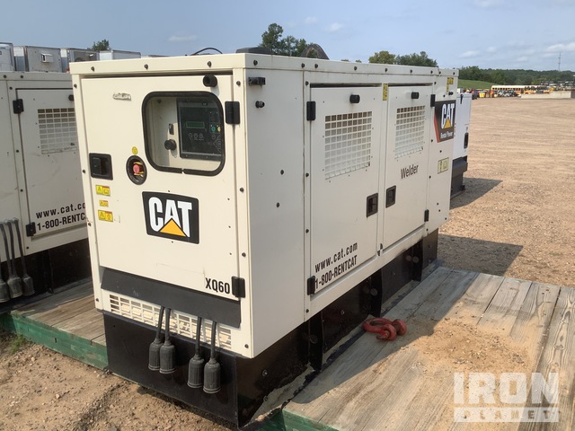 2017 Cat XQ60 57 kVA Skid-Mounted Generator Set in Eau Claire ...