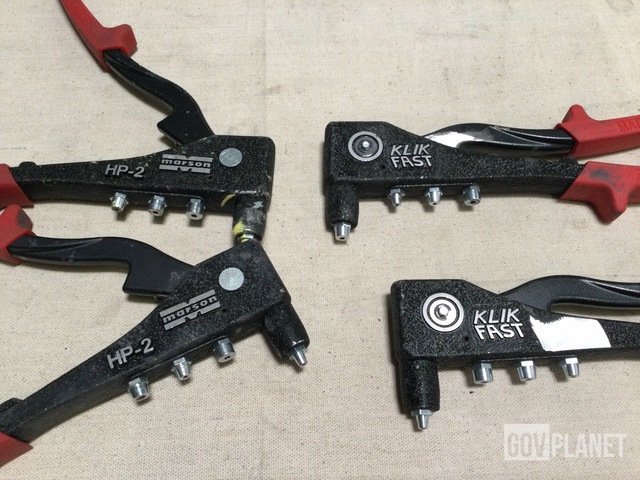 Surplus (15) Marson HP-2 Hand Riveters in North Las Vegas, Nevada ...
