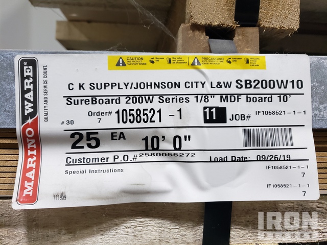 Quantity of Structural Sheathing Sureboard w/ Sheet Steel Laminated ...