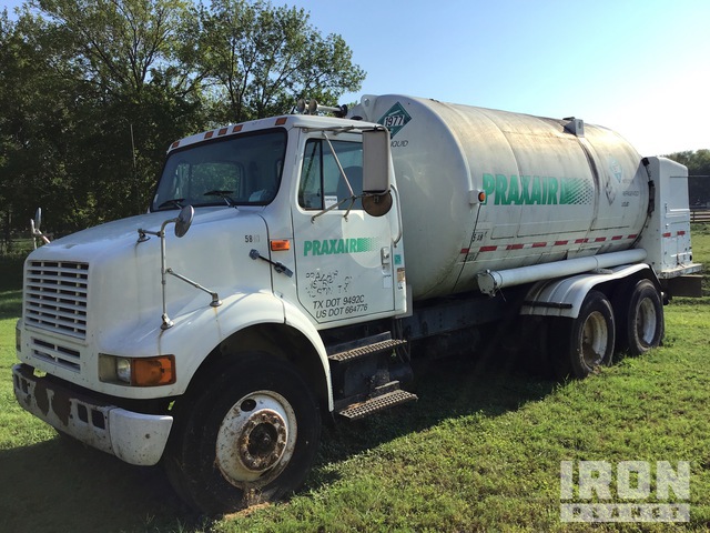1998 International 8100 6x4 Liquid Nitrogen Tanker Truck in Houston ...