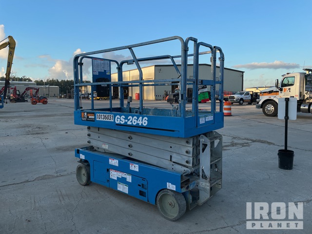 2014 Genie GS2646 Electric Scissor Lift in Sulphur, Louisiana, United ...