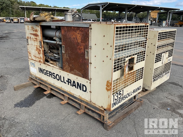 1988 Ingersoll-Rand Skid-Mounted Air Compressor in Kingston, New Jersey ...