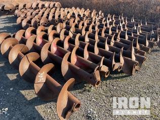 Quantity of (14) American Augers 20 in x 3 in Hex Horizontal Boring ...
