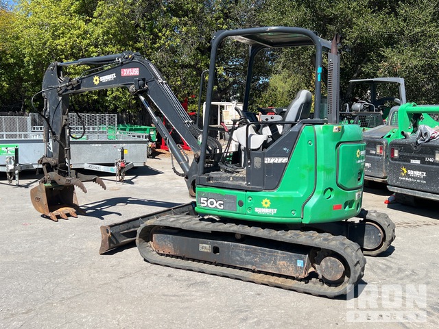 2017 John Deere 50G Mini Excavator in Los Gatos, California, United ...