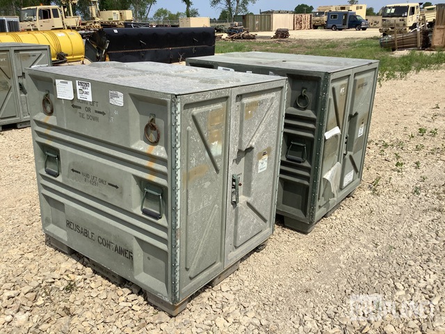 Surplus (2) Plastics Research 102440-101 Pallet Containers in Abilene ...