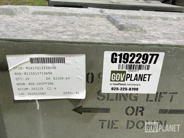 Surplus (2) Plastics Research 102440-101 Pallet Containers in Abilene ...