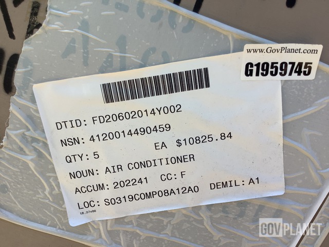 Surplus Keco FDECU-5 Environmental Control Unit in Albany, Georgia ...