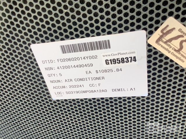 Surplus Keco FDECU-5 Environmental Control Unit in Albany, Georgia ...