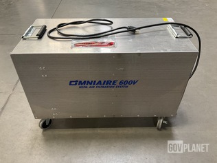 Surplus (8) Omnitec Design OA600V-708 HEPA Air Filtration Systems in ...