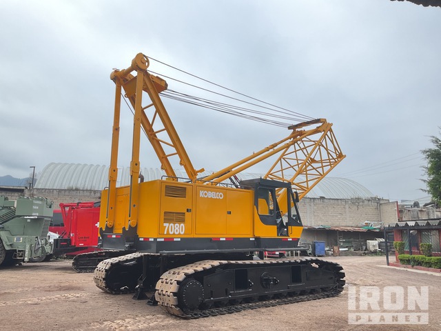 1990 Kobelco 7080 80 ton Lattice-Boom Crawler Crane in MEXICO, México ...