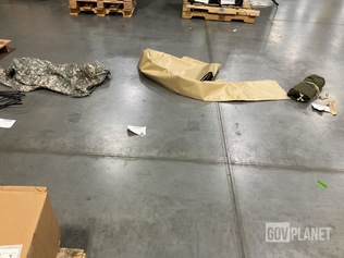 Surplus (4) ICS Improved Combat Shelters, (18) Tent Shelter Halves ...