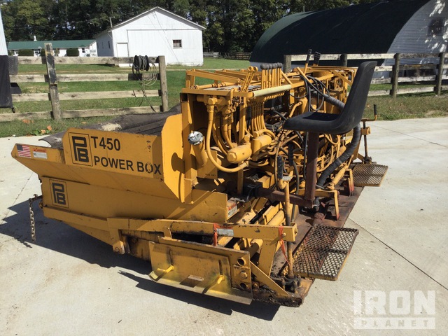 Power Box T450 Track Asphalt Paver in Lockbourne, Ohio, United States ...