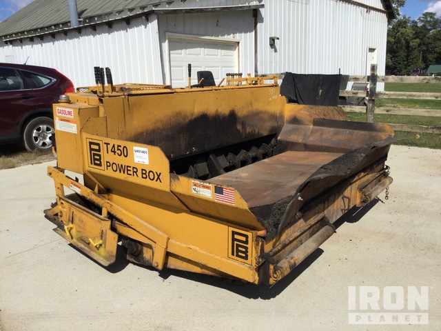 Power Box T450 Track Asphalt Paver in Lockbourne, Ohio, United States ...