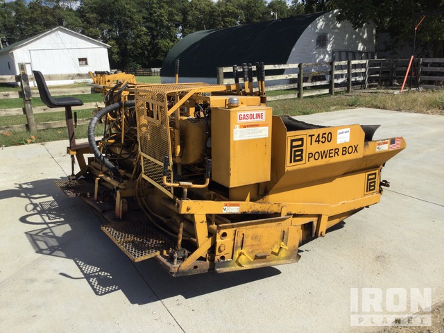 Power Box T450 Track Asphalt Paver in Lockbourne, Ohio, United States ...