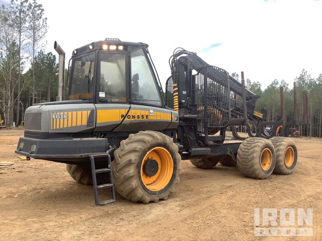Ponsse Bison 6x6 Log Forwarder, Forwarder