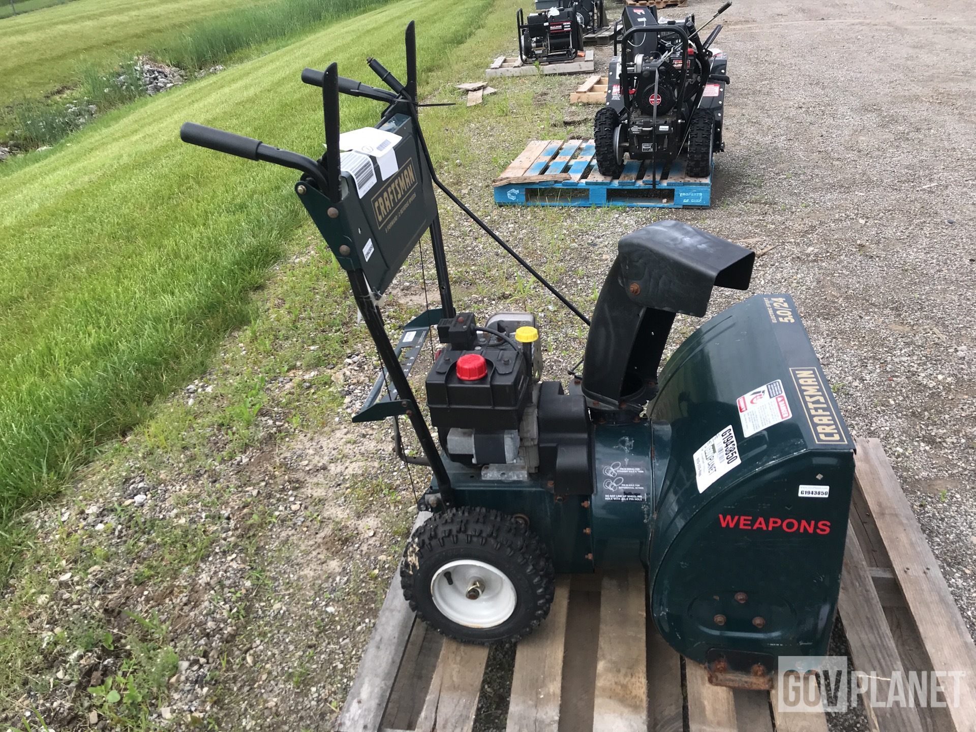 Craftsman Snowblower Green