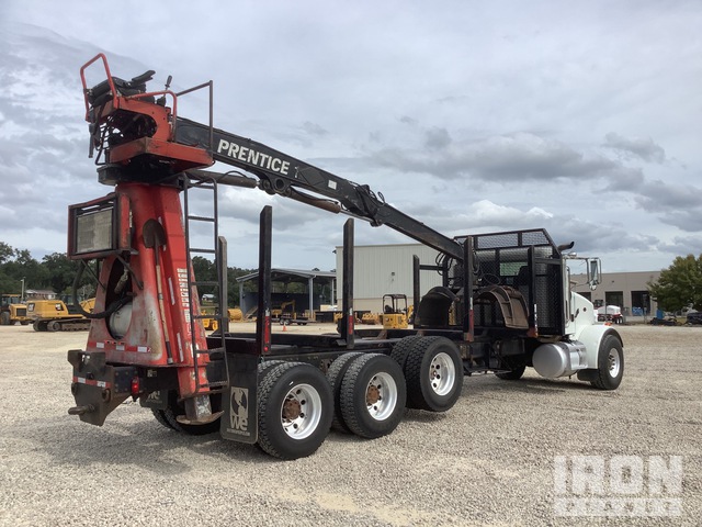 2006 Prentice 124-BC Articulated Boom on 2006 Peterbilt 357 8x4 Grapple ...