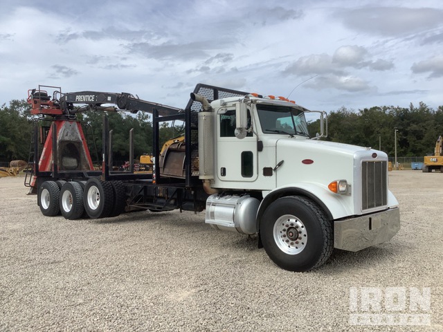 2006 Prentice 124-BC Articulated Boom on 2006 Peterbilt 357 8x4 Grapple ...