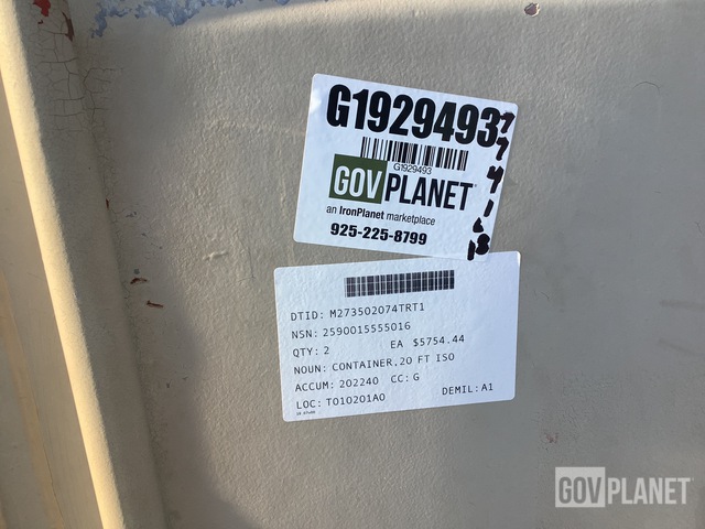 Surplus Genstar 20' Storage Container in Butner, North Carolina, United ...