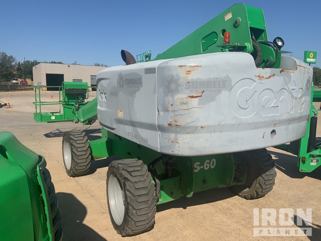 2014 Genie S-60X 4WD Diesel Telescopic Boom Lift in Denton, Texas ...