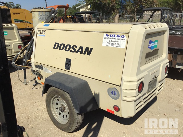2012 Doosan P185WYM 185 cfm Mobile Air Compressor in Mont Belvieu ...