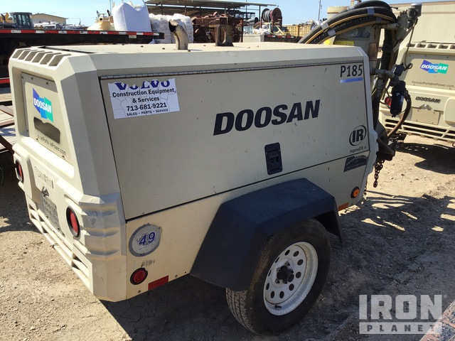 2012 Doosan P185WYM 185 cfm Mobile Air Compressor in Mont Belvieu ...