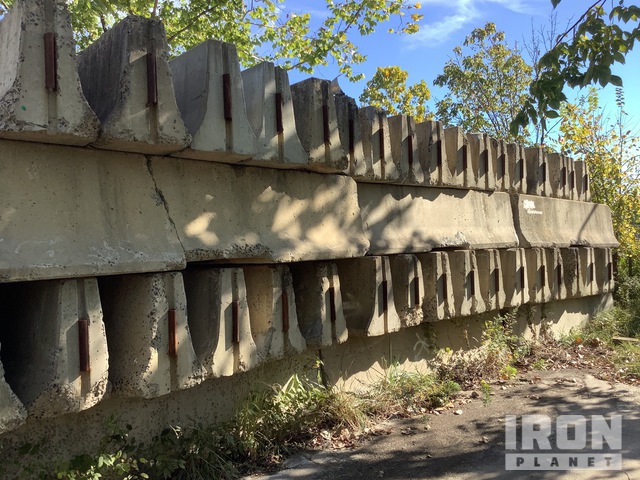 Quantity of (16) 12 ft J-Hook Concrete Barriers in Elkridge, Maryland ...