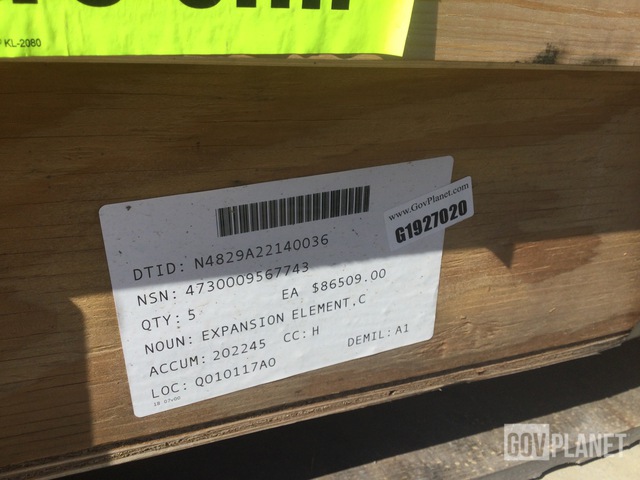 Surplus (2) MBM Boss 8005942 Expansion Elements in Chambersburg ...