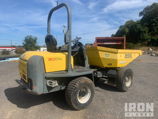 2015 Wacker Neuson 3001 1.5 ton 4x4 Swivel Dumper in Roanoke, Virginia ...