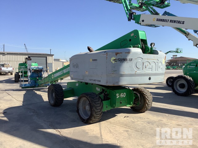 2014 Genie S-60X 4WD Diesel Telescopic Boom Lift in San Antonio, Texas ...