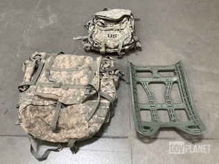Surplus (80) Frames, (31) Assault Packs, (4) Large Field Pack Sets & (1 ...