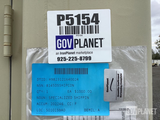 Surplus Seabox 805A6EG1 Storage Container in Southampton, New Jersey ...