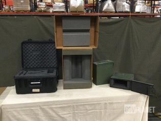 Surplus (10) Night Vision Device Cases, (2) Storage Cases & Assorted ...