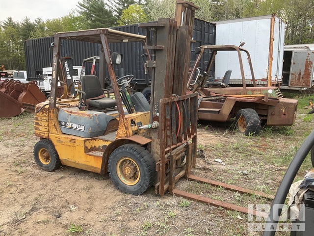 1993 Cat GP25 5000 lb LPG Pneumatic Tire Forklift in Topsham, Maine ...