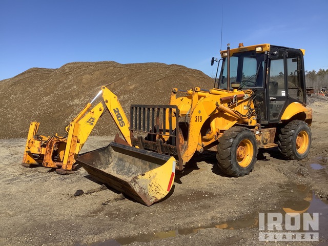 1992 JCB 210S 4x4 Backhoe Loader in Topsham, Maine, United States ...