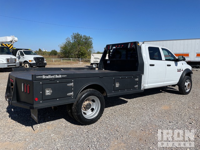 2014 Dodge Ram 5500 Heavy Duty 4x4 Crew Cab Flatbed Truck in El Reno ...