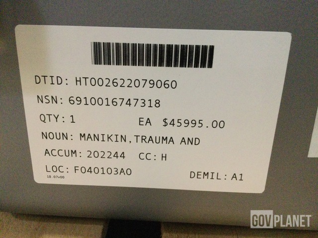 Surplus TraumaFx Remote Controlled Lower Body Trauma Trainer in North ...