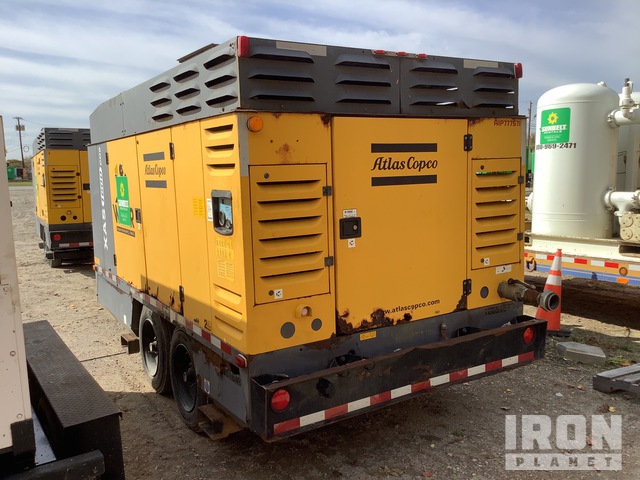2009 Atlas CopCo XAS1600CD6 1600 cfm Mobile Air Compressor in CARNEYS ...