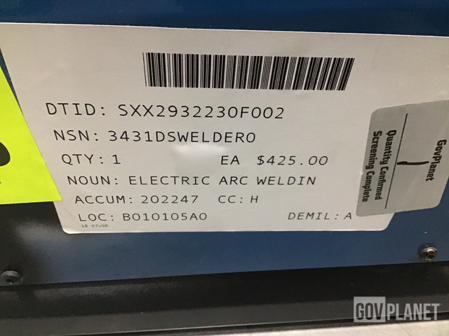 Surplus Miller Spectrum 875 Auto Line DC Plasma Cutting System in ...