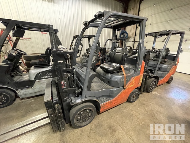 2011 Toyota 8FGCU20 Cushion Tire Forklift in Little Rock, Arkansas ...