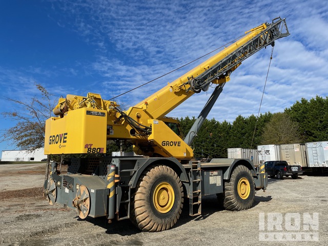 2012 Grove RT 880E 160000 lb 4x4x4 Rough Terrain Crane in Newnan ...
