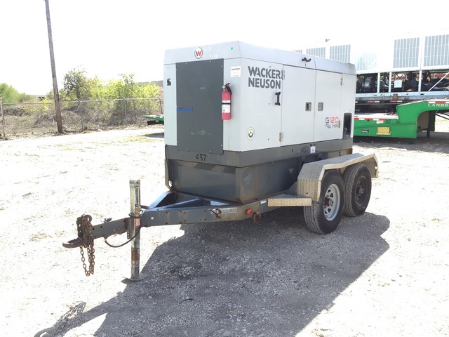 2013 Wacker G120 126 kVA Mobile Generator Set in New Braunfels, Texas ...