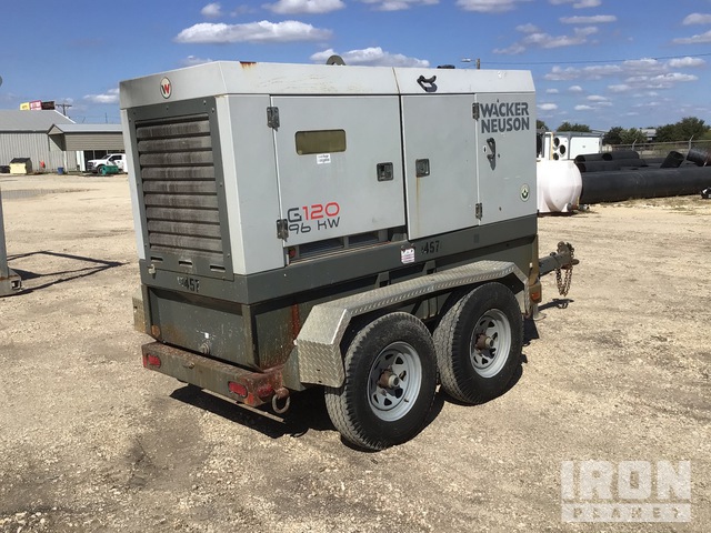 2013 Wacker G120 126 kVA Mobile Generator Set in New Braunfels, Texas ...