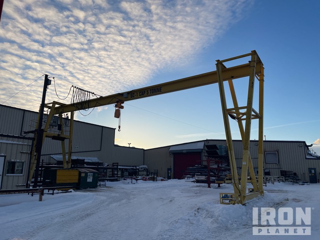 Custom Built 5 Ton Gantry Crane in St. Brieux, Saskatchewan, Canada ...