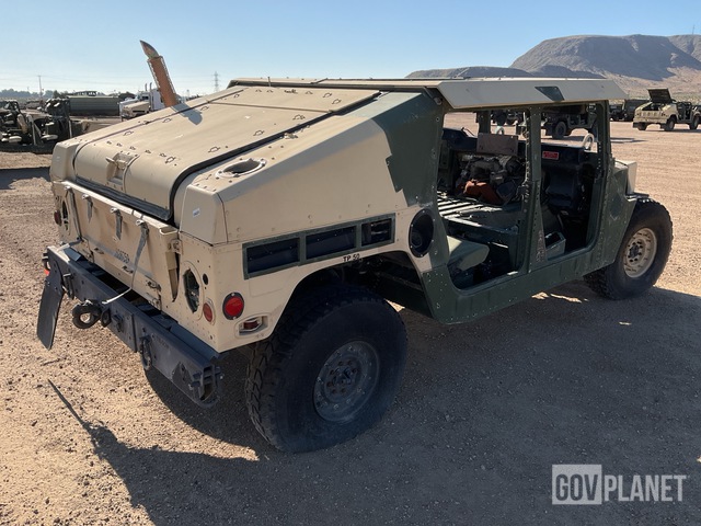 Surplus AM General M1151A1 w/MCTAGS HMMWV 4 Door Hard Top w/Slant Back ...